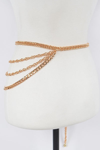 Summer Season Chain Belt | Gold | Sole Valley